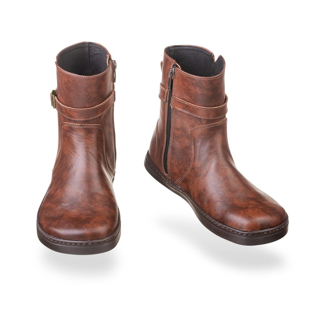 Glamour Brown Warm - Size: 40 | barefoot shoes peerko | Made in Europe